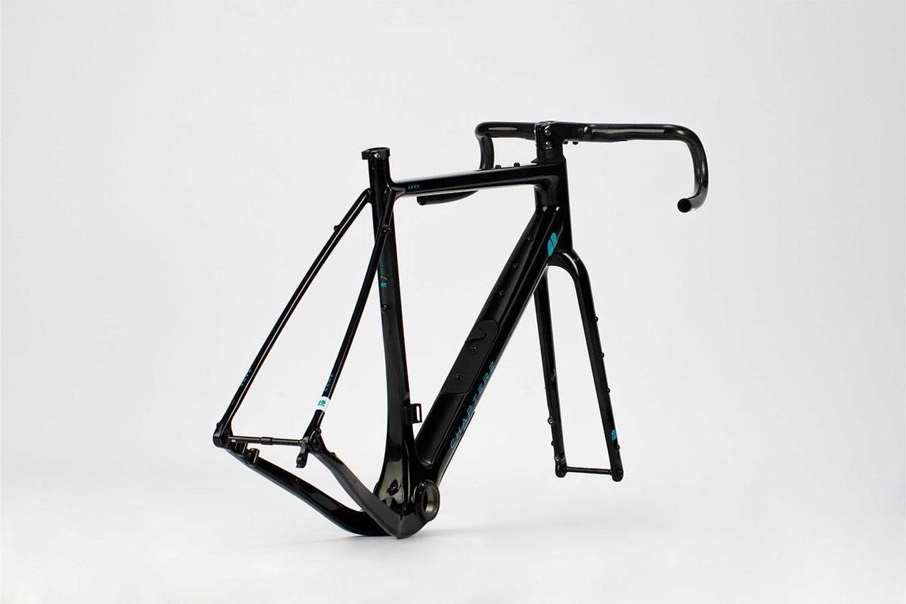 Chapter2 Kaha Disc Brake Gravel Frameset - Glossy Black | Unleash ...