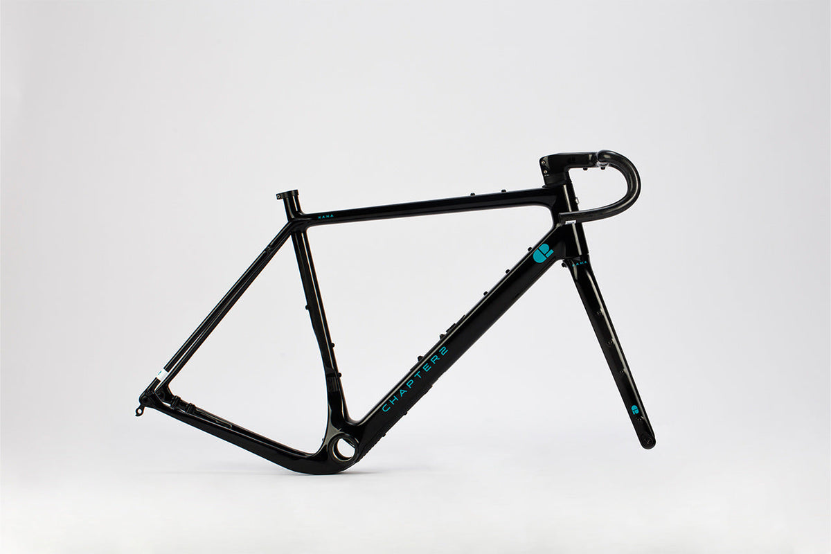 Chapter2 Kaha Disc Brake Gravel Frameset - Glossy Black | Unleash ...
