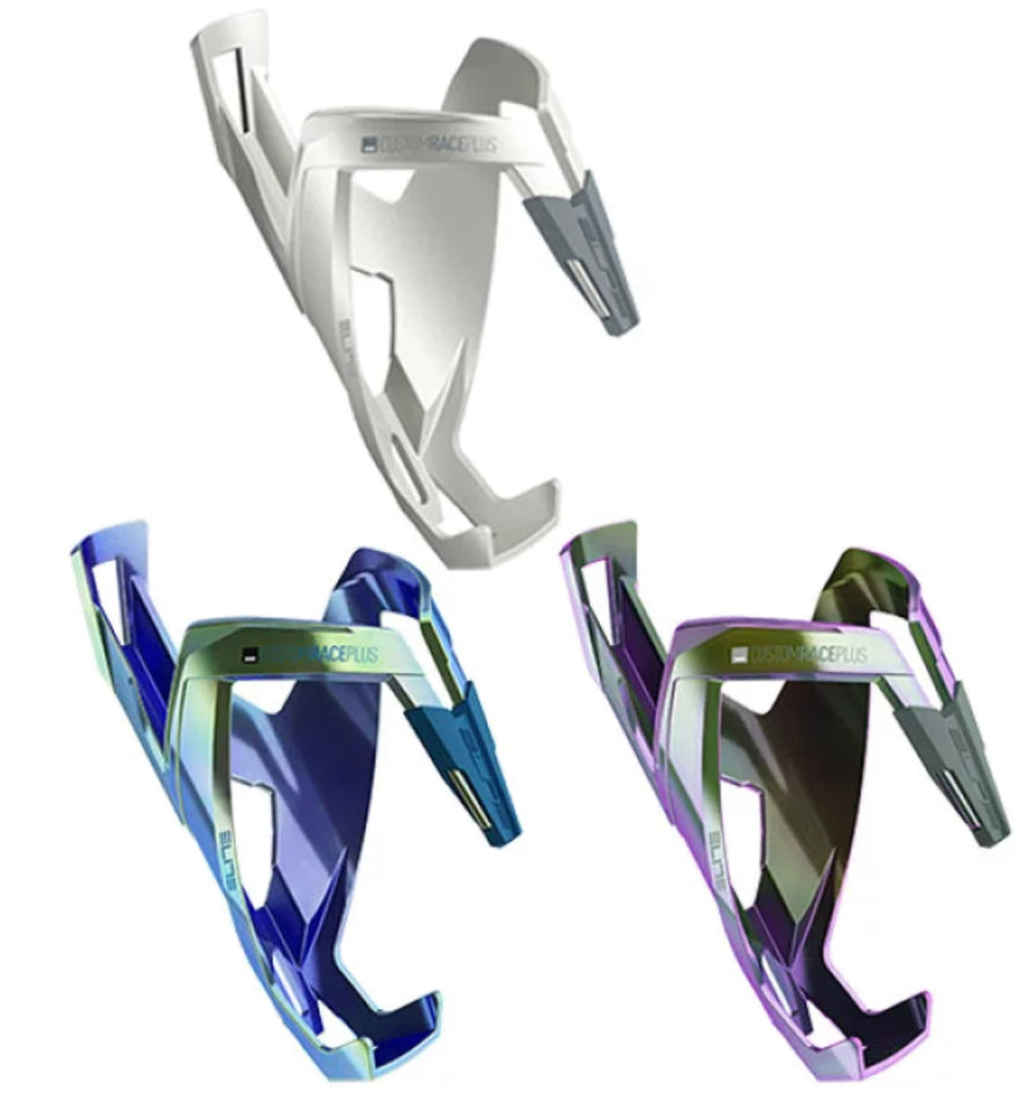 Elite Custom Race Plus Shiny Water Bottle Cage - Options - LafoBikes